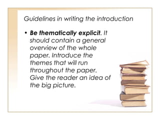 Writing an introduction | PPT