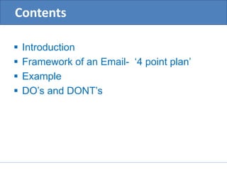 Writing an official email | PPTX