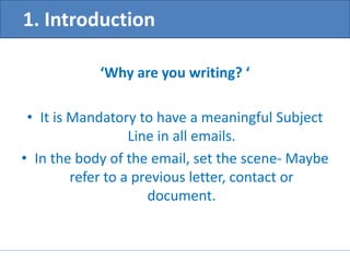 Writing an official email | PPTX