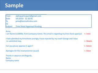 Writing an official email | PPTX