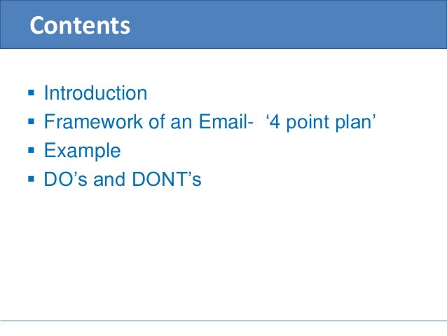 Writing an official email