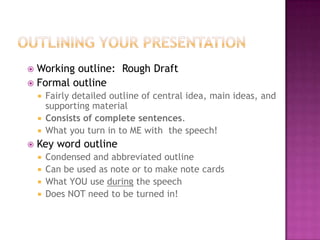 Writing an outline vs an essay | PPTX