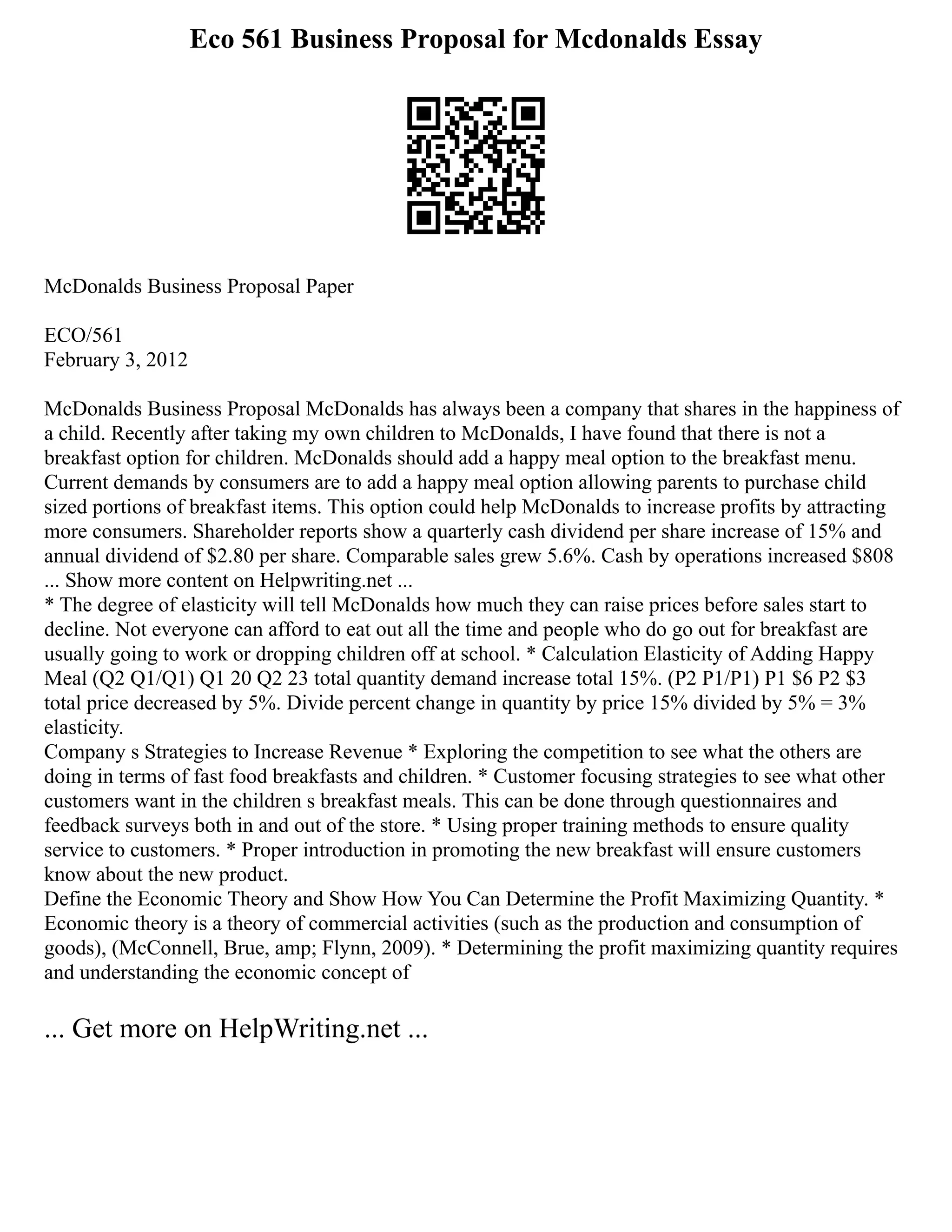 Writing A Paper Proposal | PDF