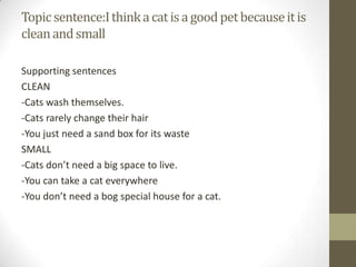 Writing a paragraph | PPTX