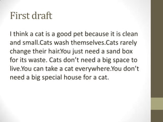 Writing a paragraph | PPTX