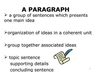 Writing a paragraph | PPT