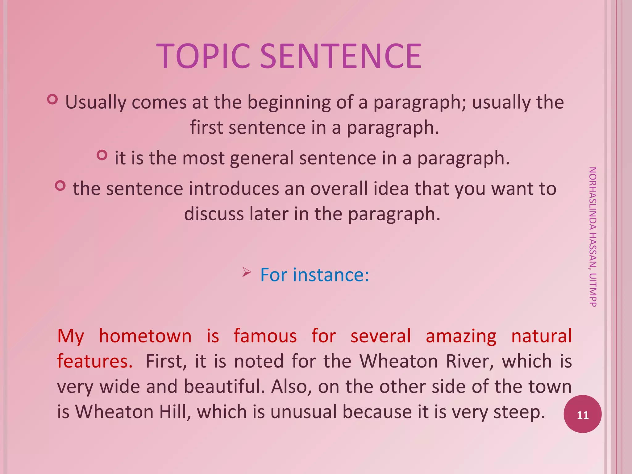 Writing a paragraph | PPT