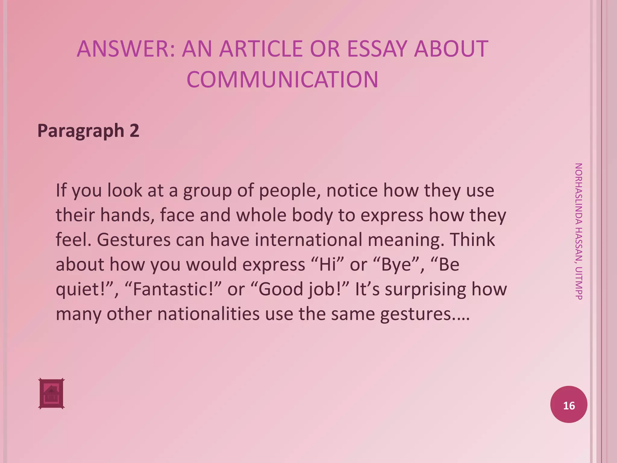 Writing a paragraph | PPT
