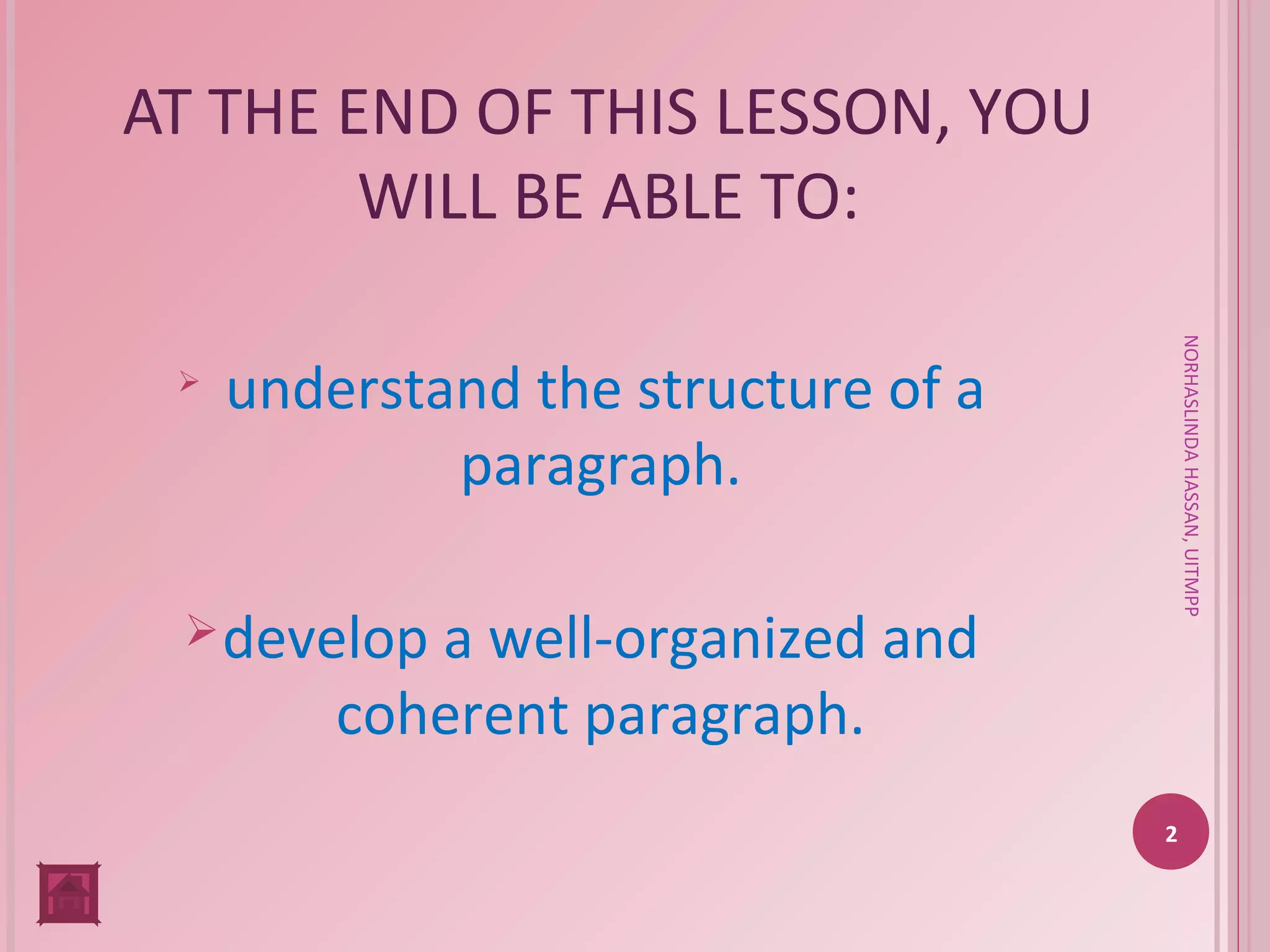 Writing a paragraph | PPT