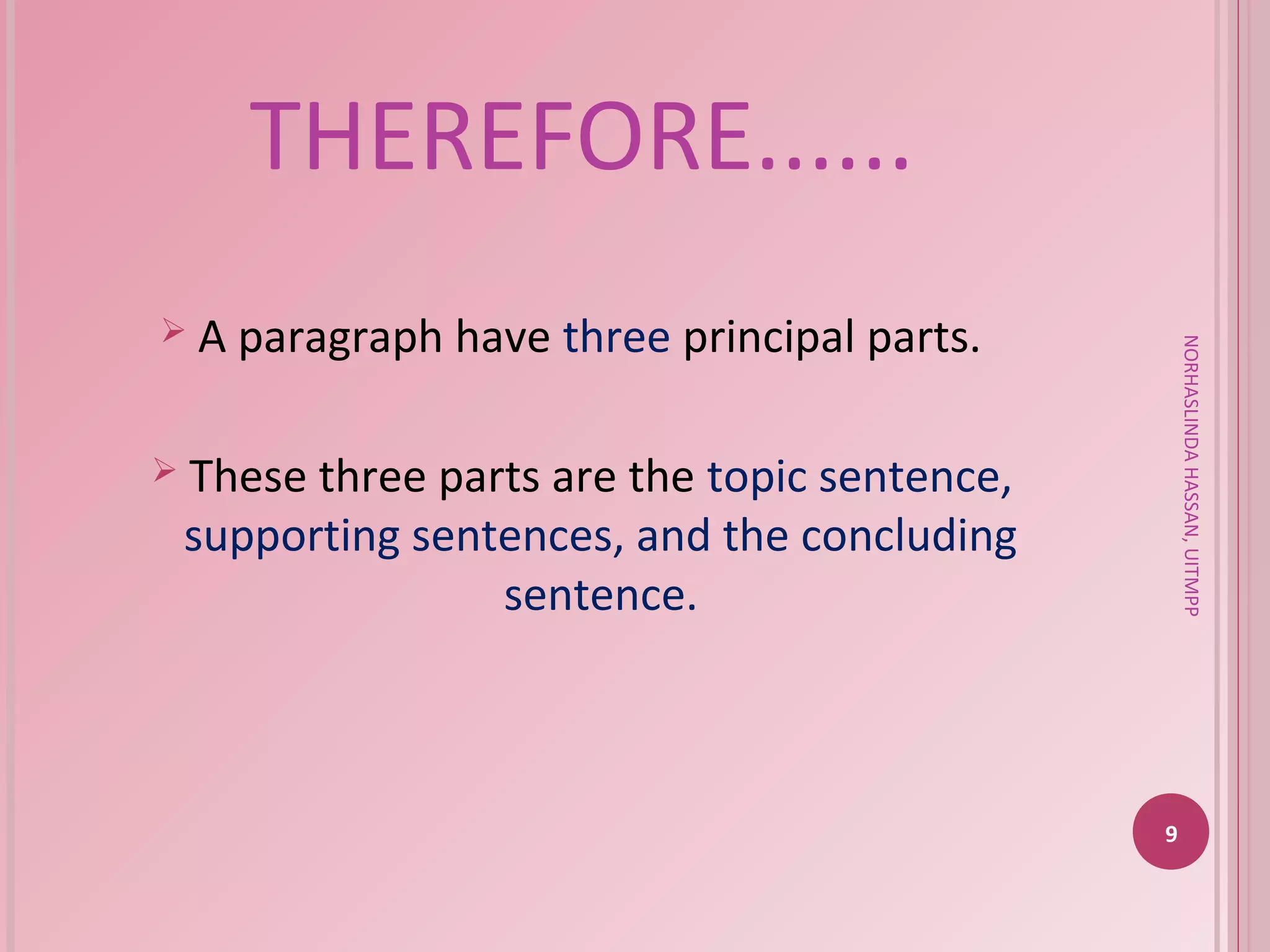 Writing a paragraph | PPT