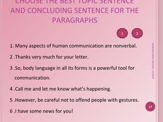 Writing a paragraph | PPT