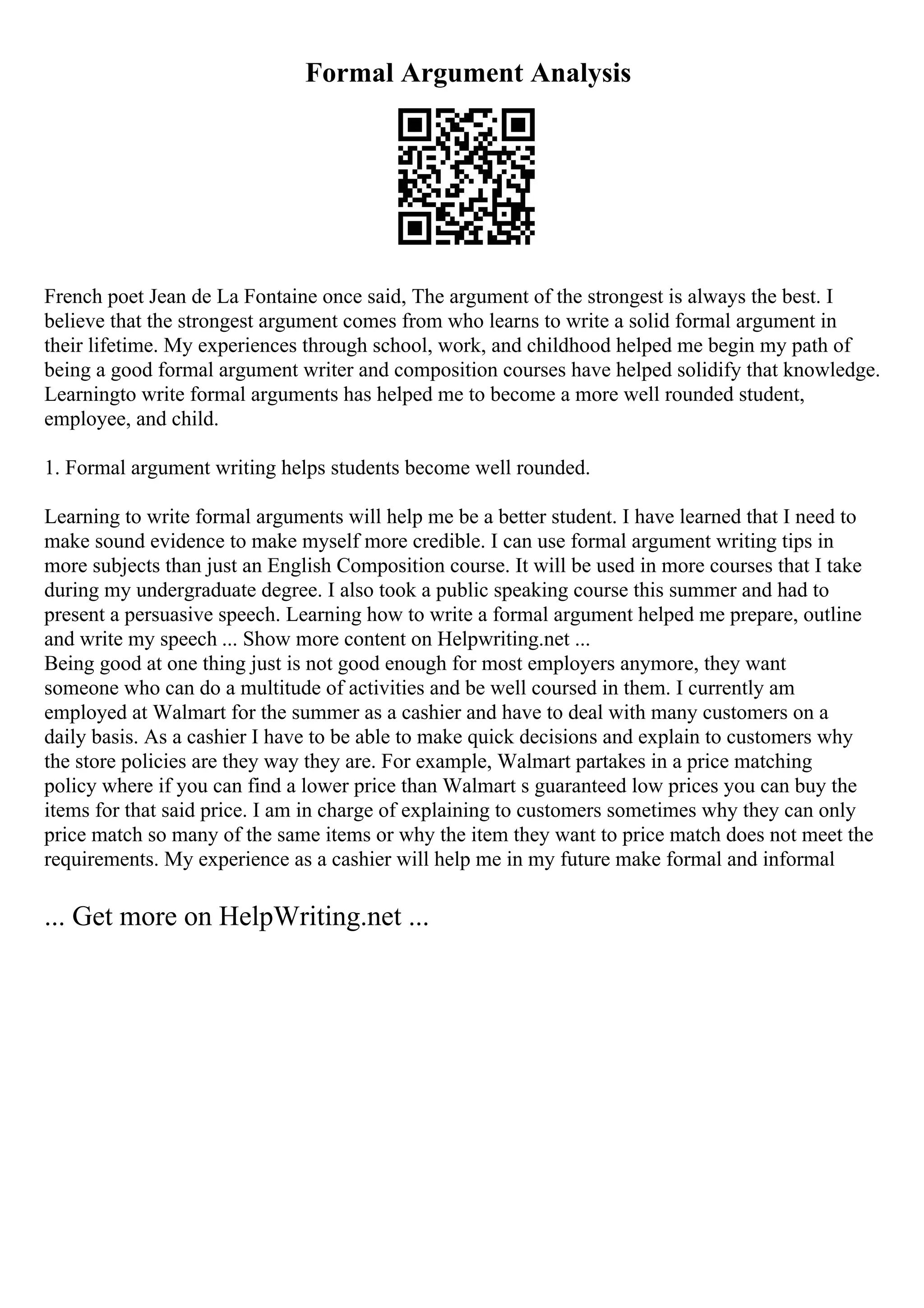 Writing A Persuasive Essay Introduction Examples | PDF
