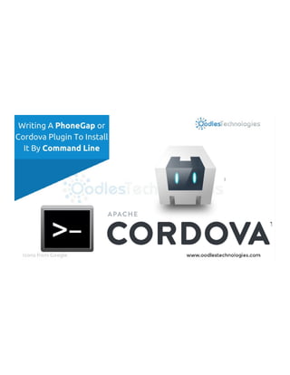 Writing a phone gap or cordova plugin to install it by command line | PDF