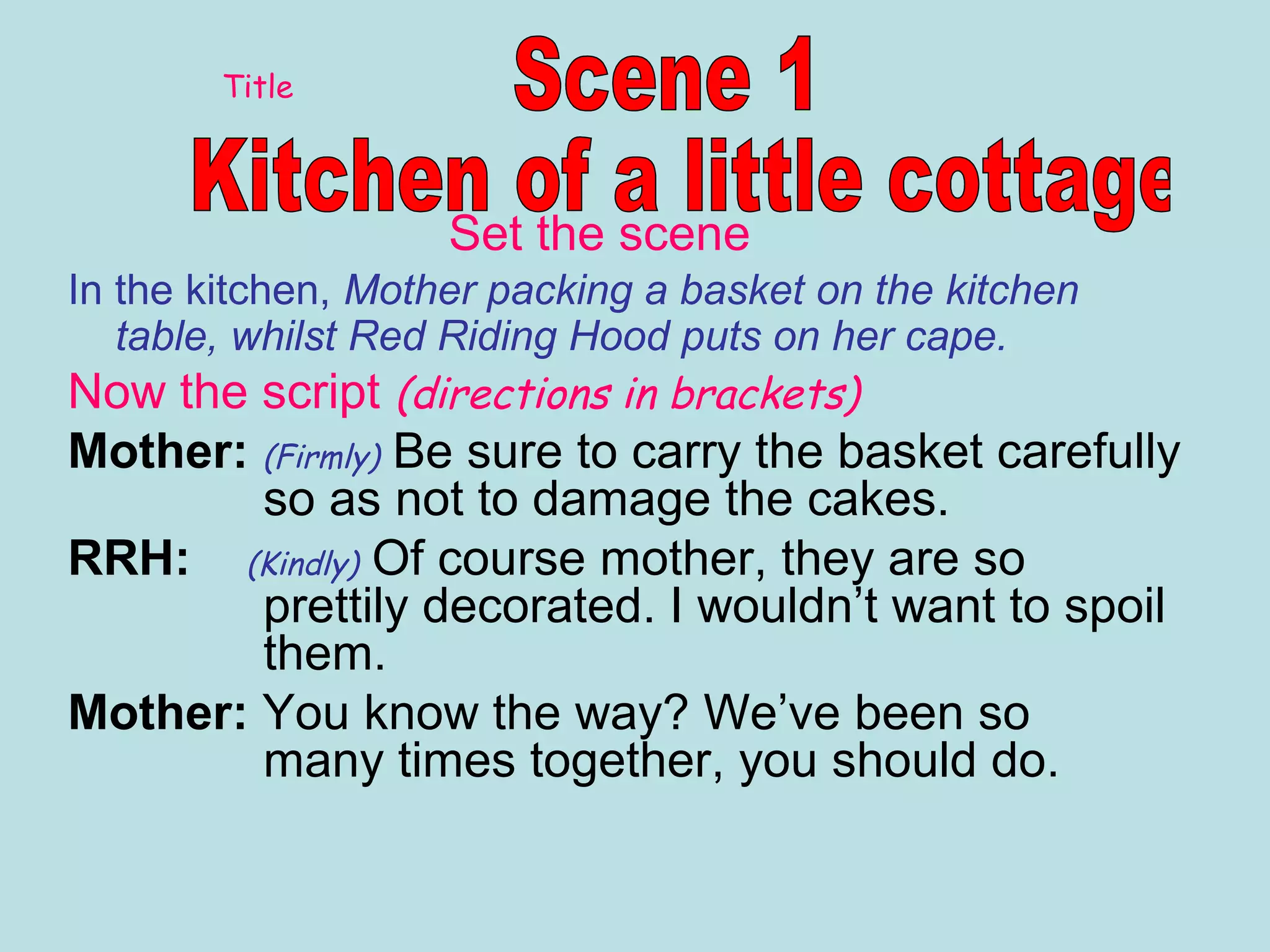 Writing a playscript | PPT | Screenwriting | Content Production