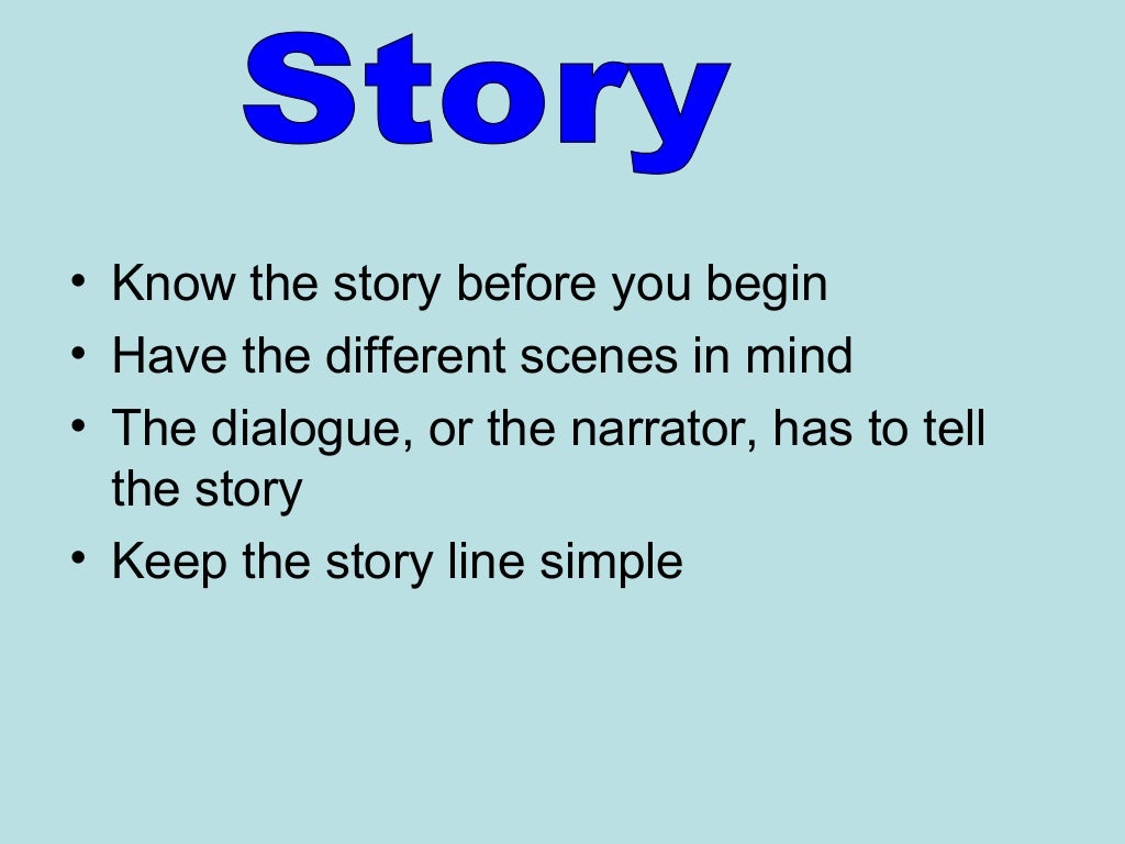 Writing A Playscript