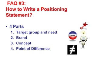 Writing a positioning statement v2 | PPT