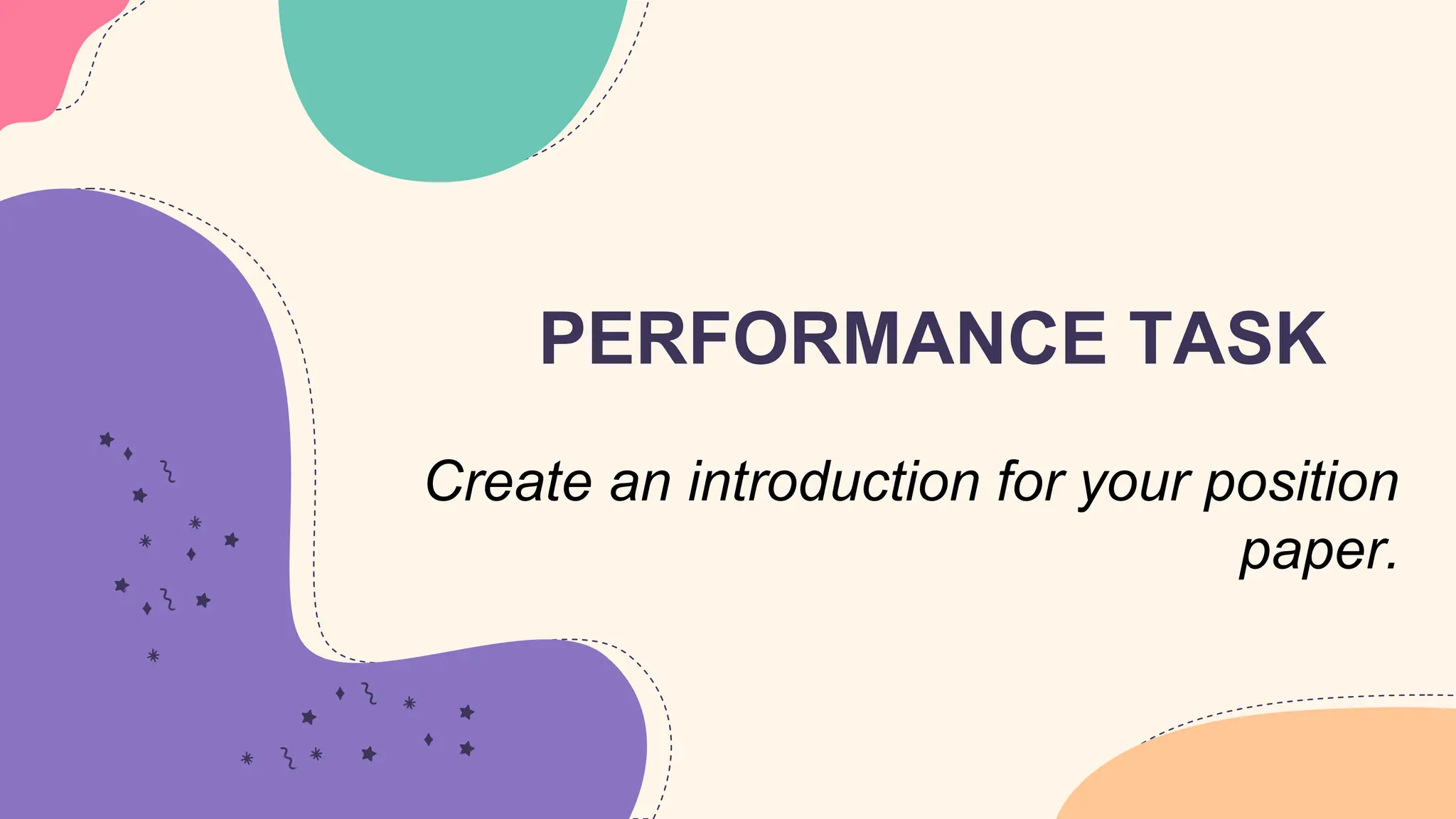 Writing a Position Paper with outline and example | PPTX