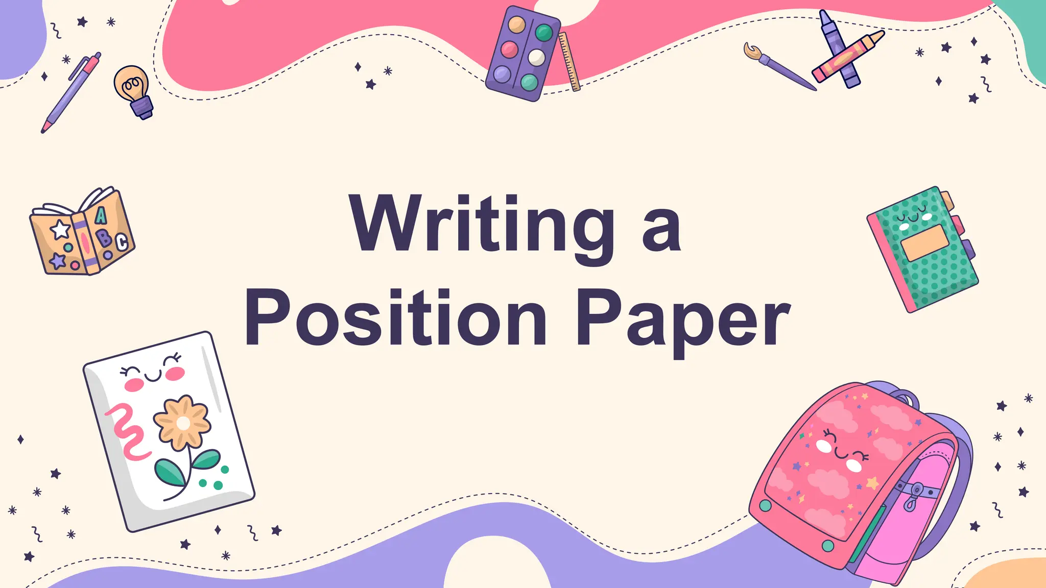 Writing a Position Paper with outline and example | PPT