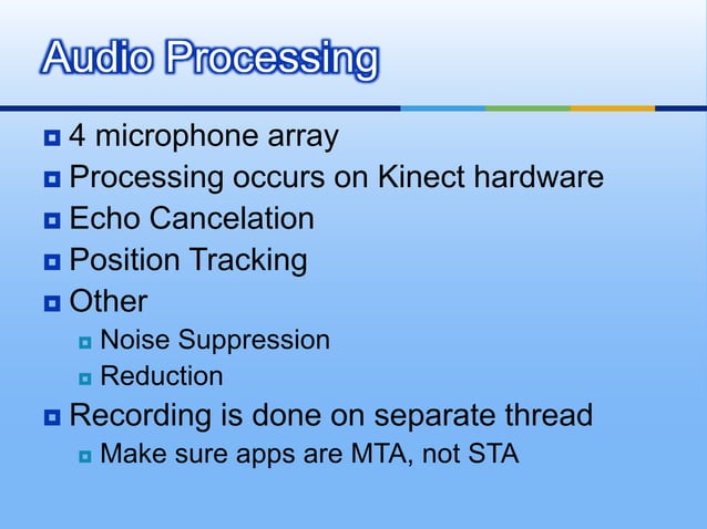 Writing Applications Using The Microsoft Kinect Sensor Ppt 6933