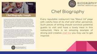 Helpful Collection of Great Biography Examples for Various Job ...