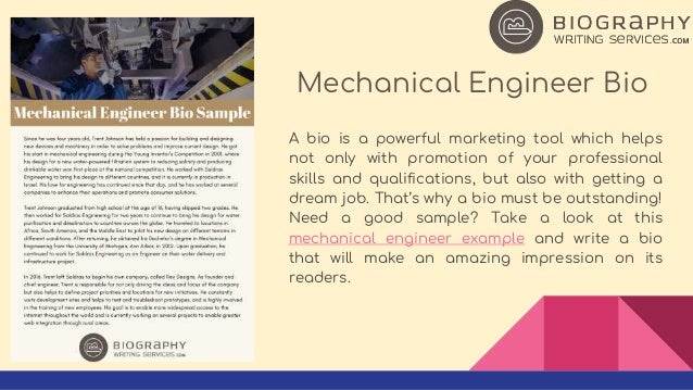 Helpful Collection of Great Biography Examples for Various Job Indust…