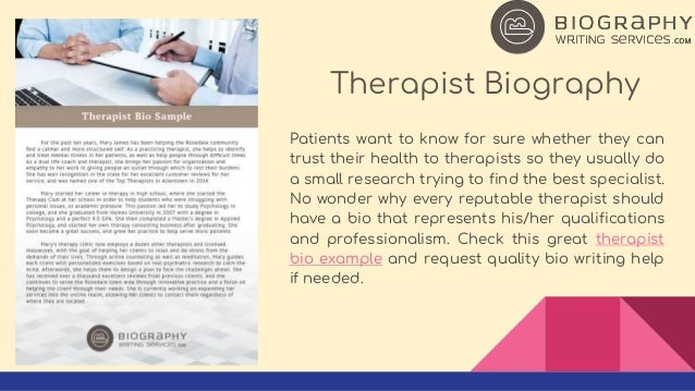 Helpful Collection of Great Biography Examples for Various Job Indust…