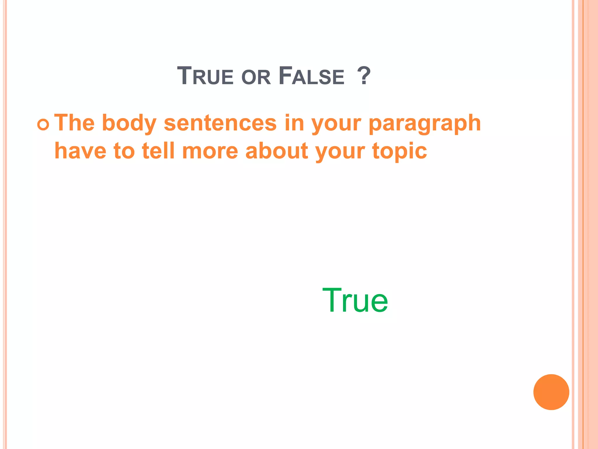 Writing a proper paragraph | PPTX