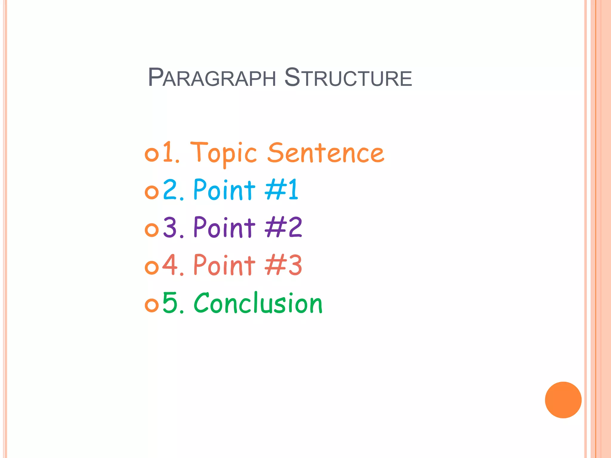 Writing a proper paragraph | PPTX