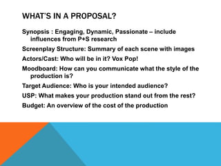 Writing a proposal | PPT