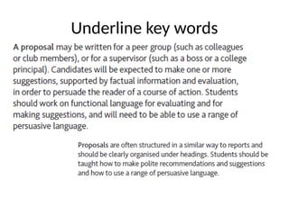 Writing a proposal C1 level - CAE exam.pptx