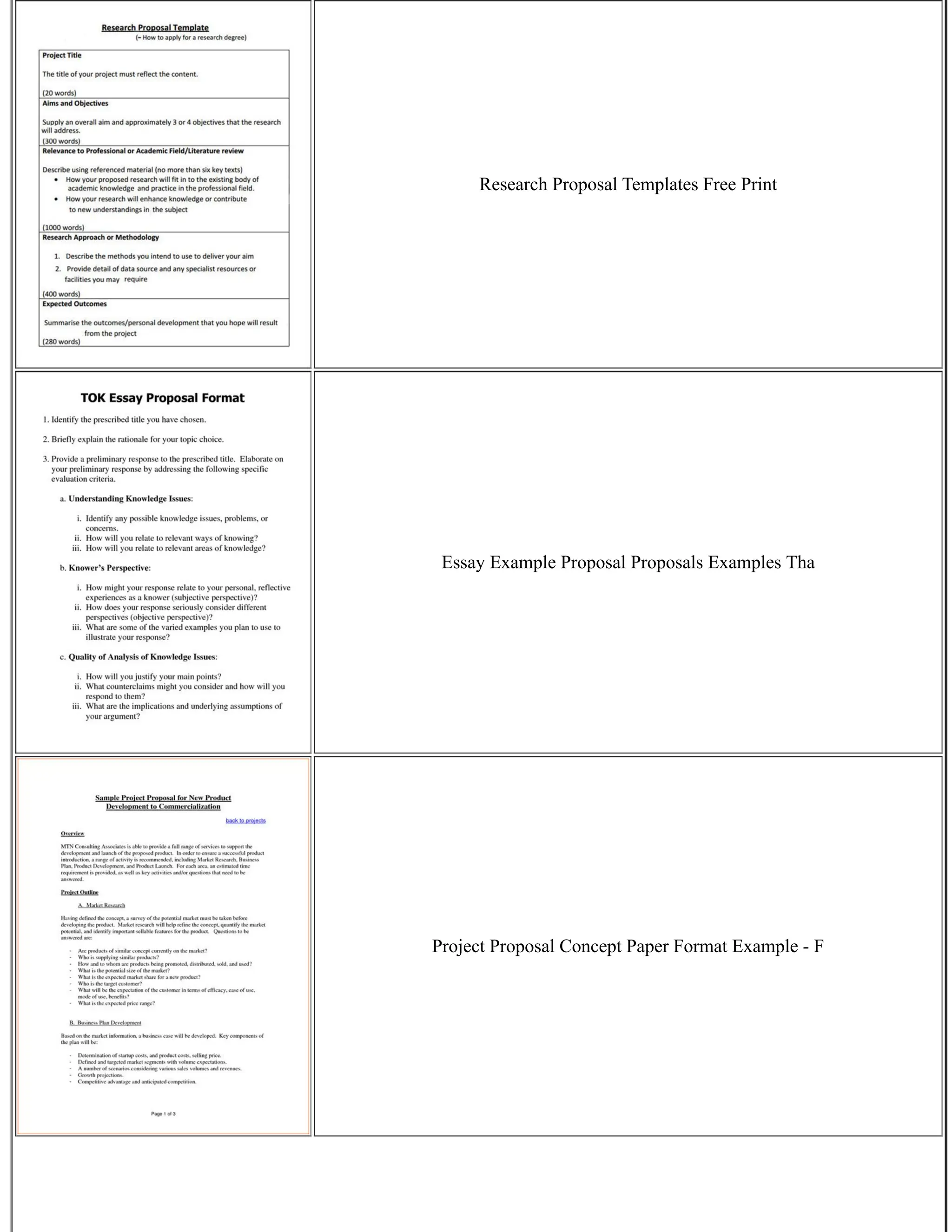 Writing A Proposal For A Research Paper | PDF