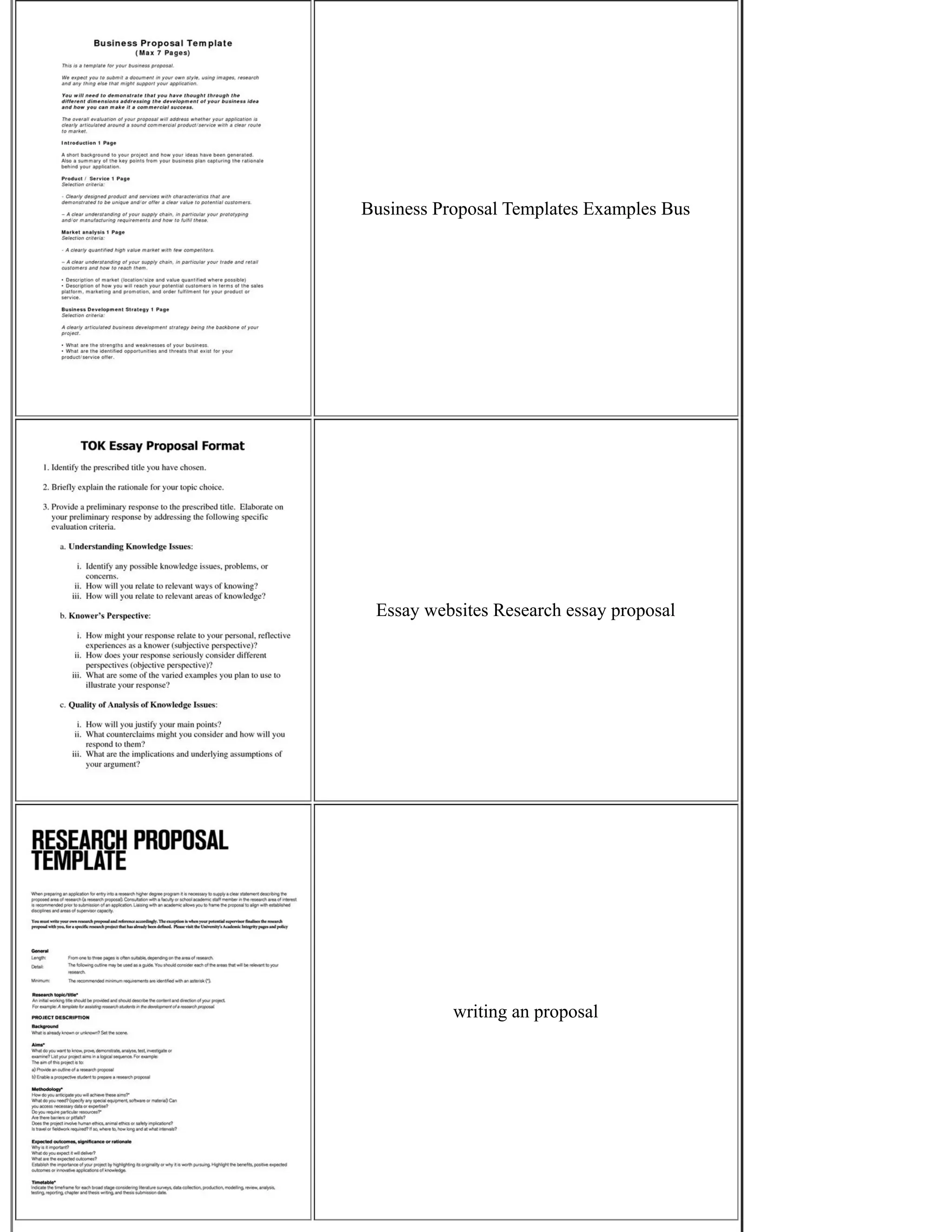 Writing A Proposal Paper | PDF