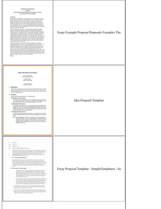 Writing A Proposal Paper | PDF