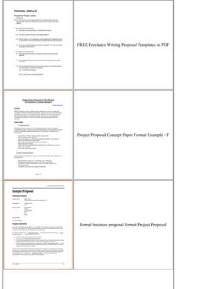 Writing A Proposal Paper | PDF