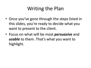 Writing a PR Plan | PPTX