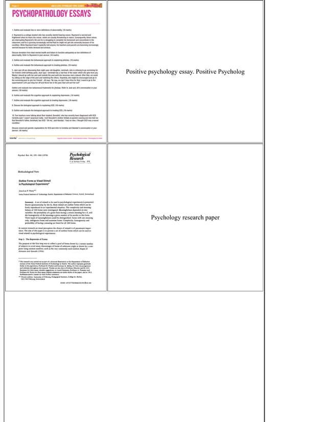 Writing A Psychology Paper | PDF | Education