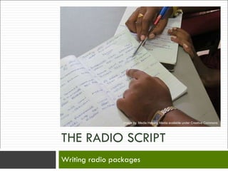 Writing a radio script | PPT