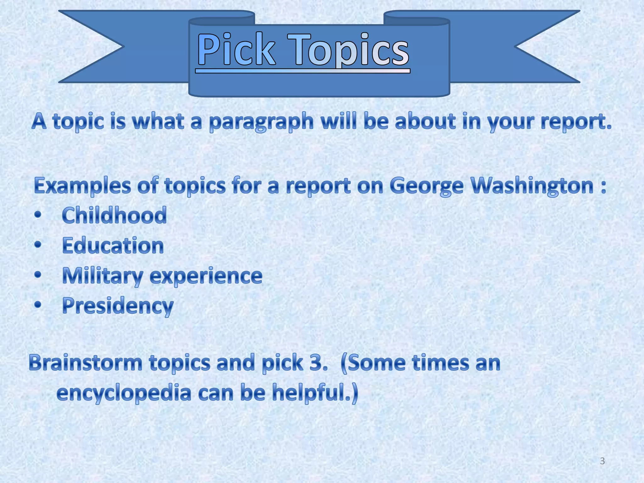 Writing a report | PPTX