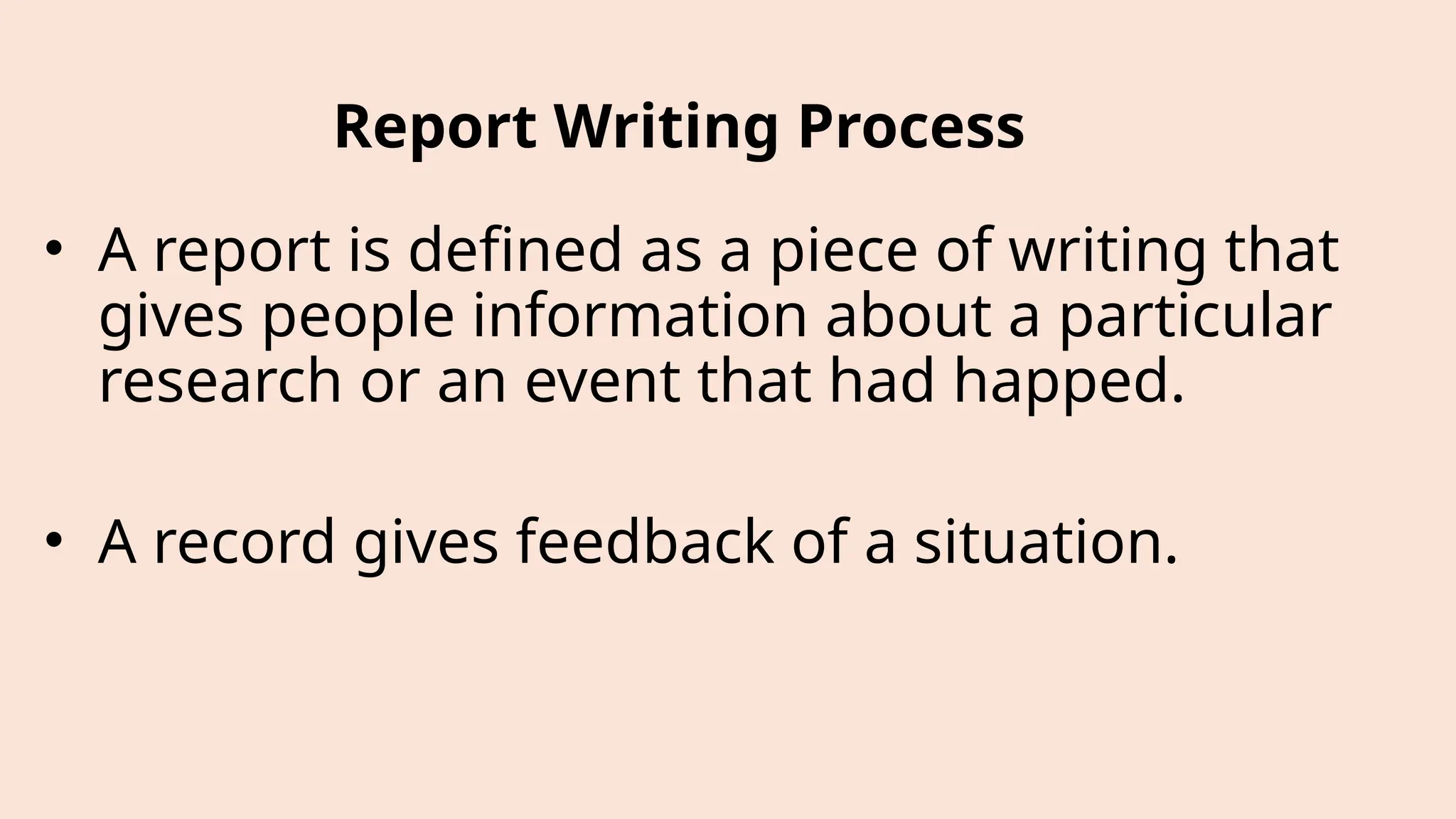 Writing a Report for grade 9 senior phase | PPTX