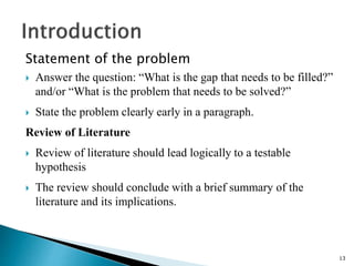 Writing a report - APA Style | PPTX