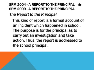 Writing a Report (Tips and Sample of Reports) | PPTX