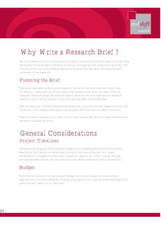 Writing a research brief | PDF