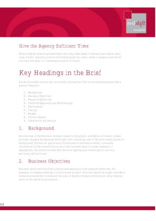 Writing a research brief | PDF