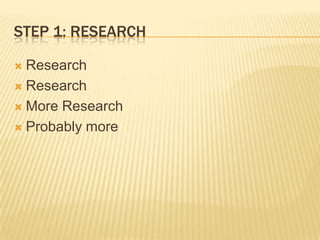 Writing A Research Paper | PPTX | Screenwriting | Content Production