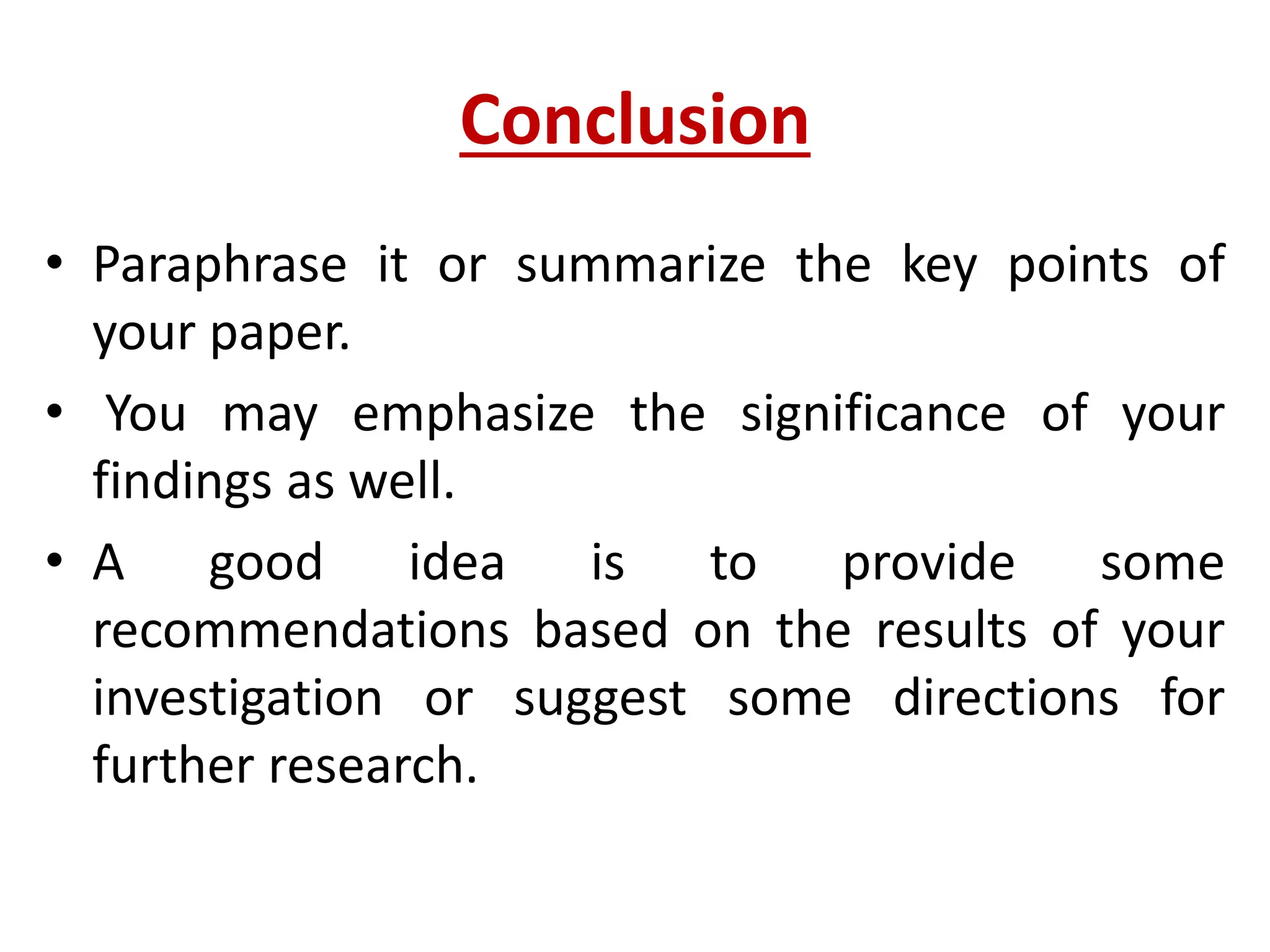 Writing a Research Paper | PPTX