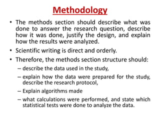 Writing a Research Paper | PPTX