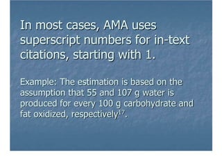 Writing A Research Paper In AMA Style | PDF