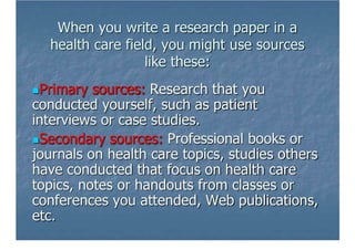 Writing A Research Paper In AMA Style | PDF