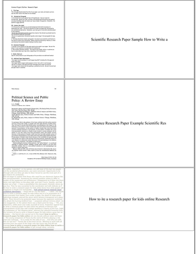 Writing A Research Paper In Political Science | PDF