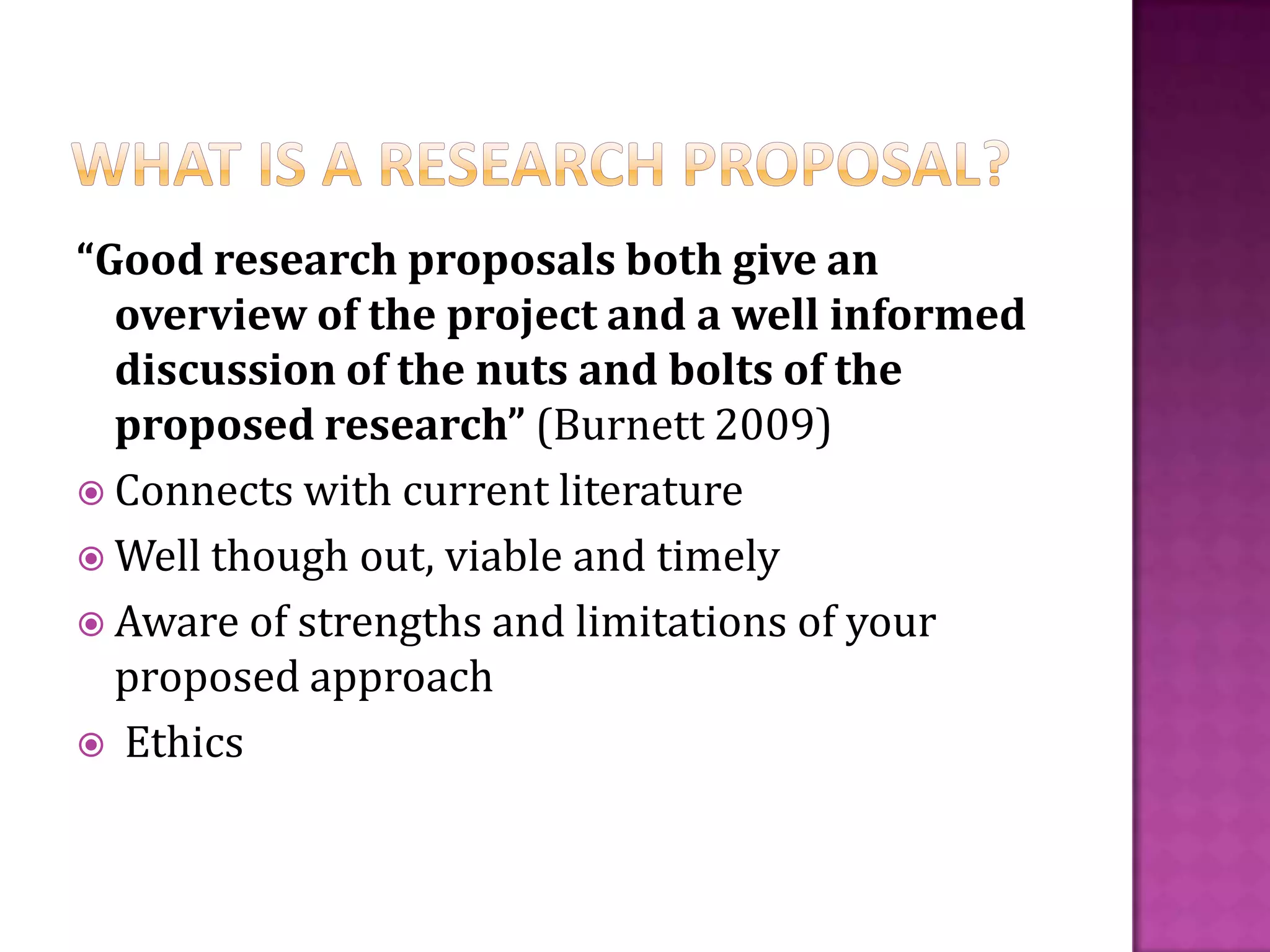 Writing A Research Proposal | PPTX